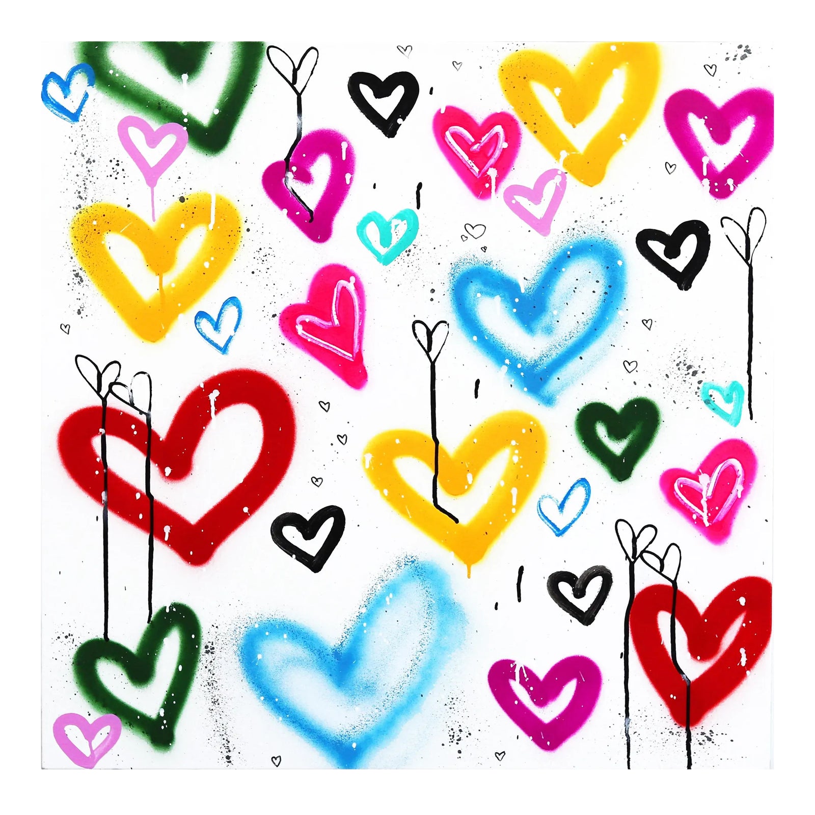 "Heart Heaven" Original Artwork by Amber Goldhammer | Chairish