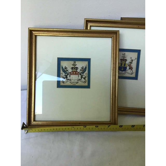 1870s English Crests of the Families of Great Britain- Set of 3 | Chairish