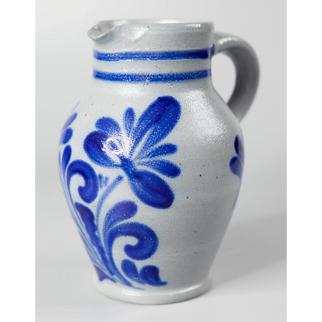 Antique German Salt Glazed Stoneware Pitchers -Set of 2 | Chairish