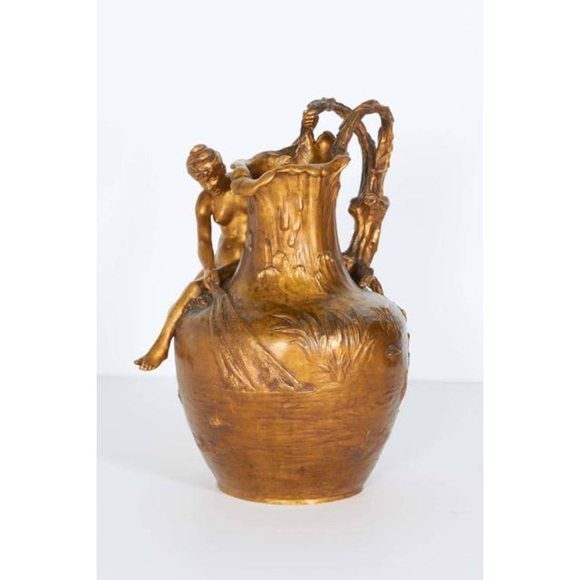 Alexandre Vibert, French Art Nouveau Figural Gilt Bronze Ewer, Circa ...