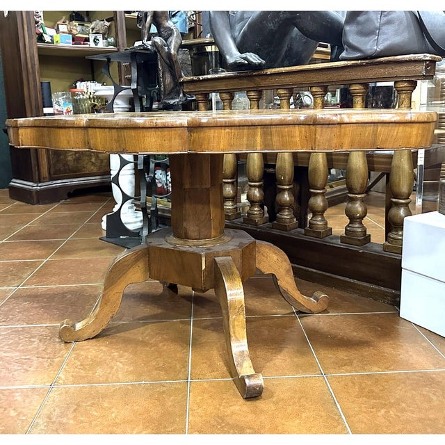 Antique Walnut Burl Coffee Table, 1800s | Chairish