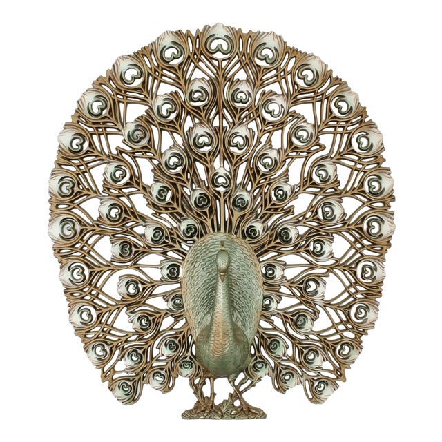 Vintage Burwood Peacock Wall Art Chairish