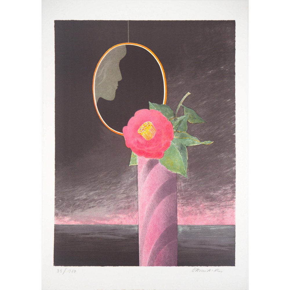 Pierre Garcia-Fons, Reflection in the Mirror, Lithograph | Chairish