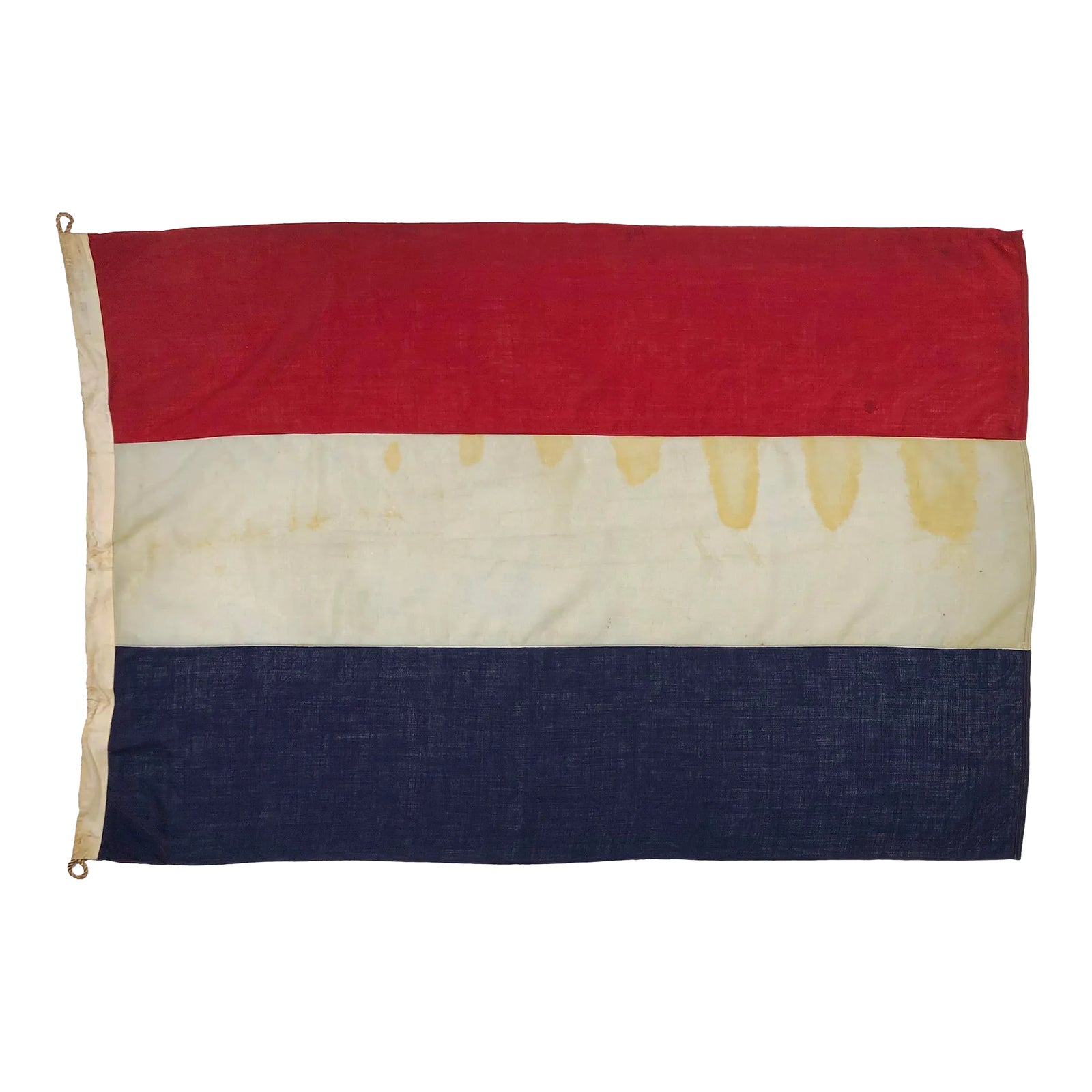 Large Vintage Wool Flag of the Netherlands | Chairish