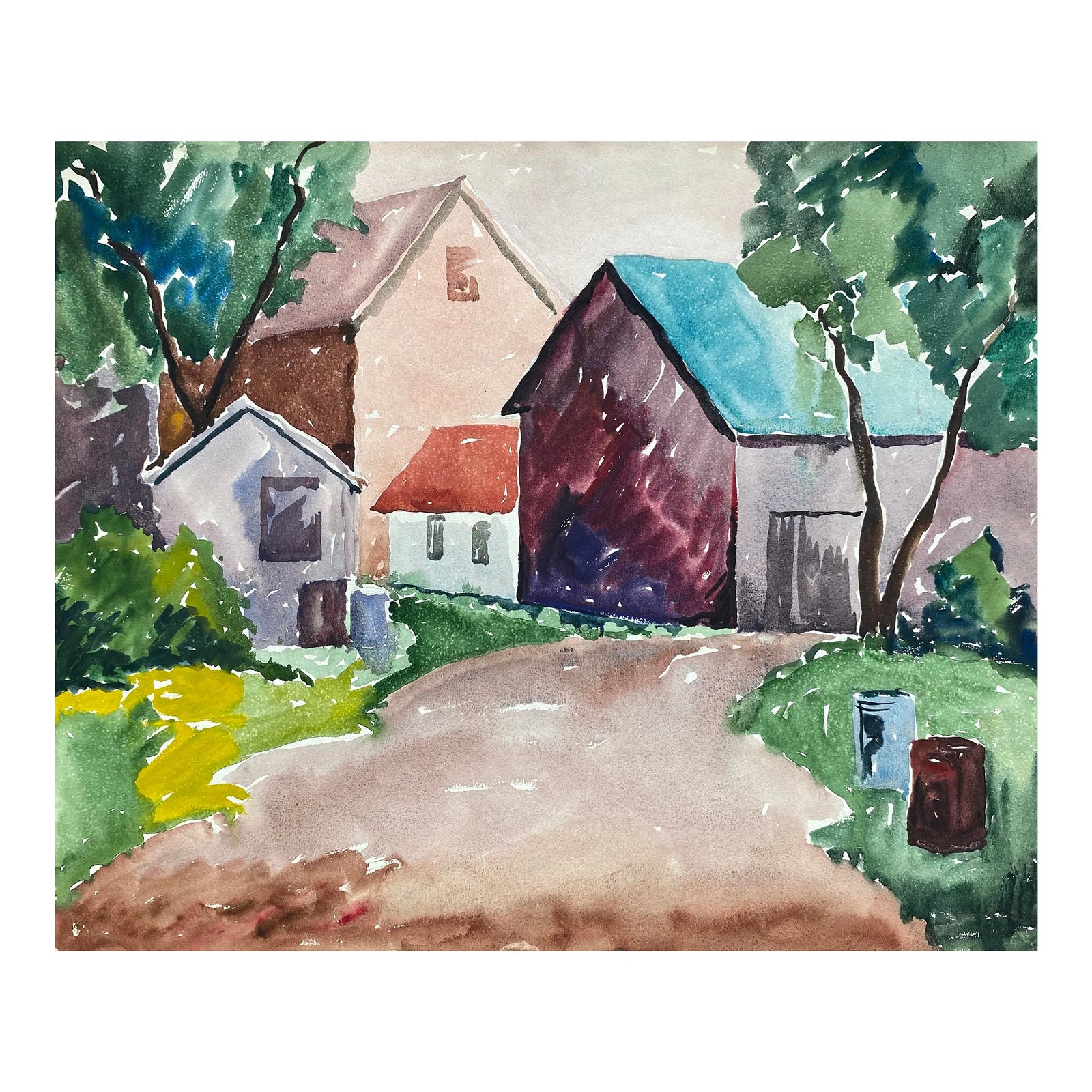 1930s James Wilson Indianapolis Street Scene | Chairish