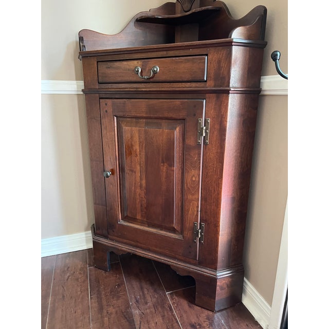 Lexington Bob Timberlake Walnut Corner Cabinet | Chairish