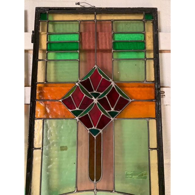 Pair of Mid 20th Century Stained Glass Windows | Chairish