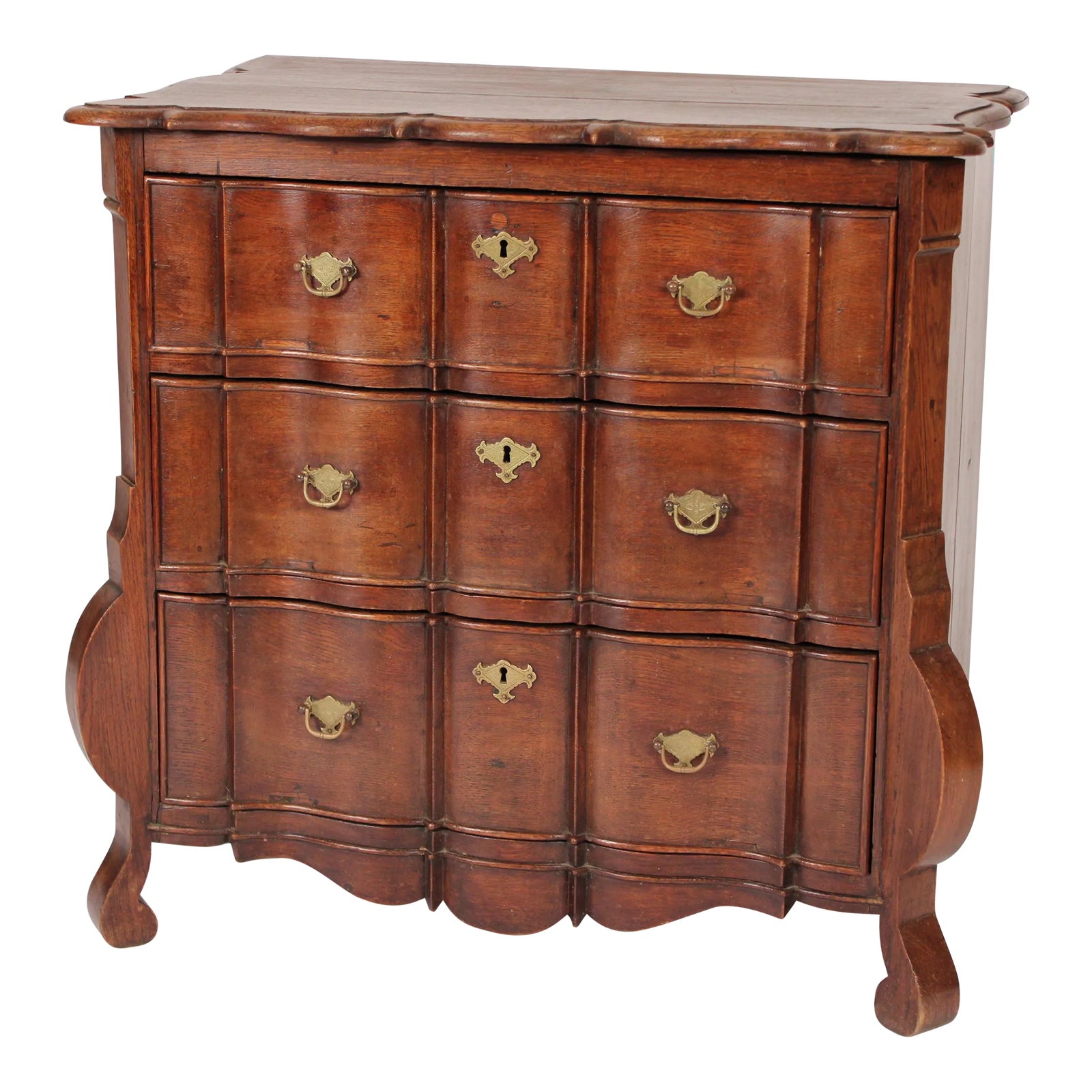 Antique Dutch Baroque Style Chest of Drawers | Chairish