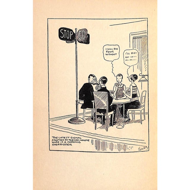 "Webster's Bridge: Thirty-Six Cartoons" 1924 Webster, h.t. | Chairish