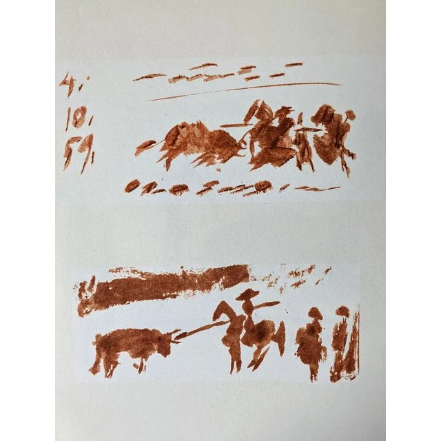 Pablo Picasso, Bull Fighter, Original Lithograph, 1961 | Chairish