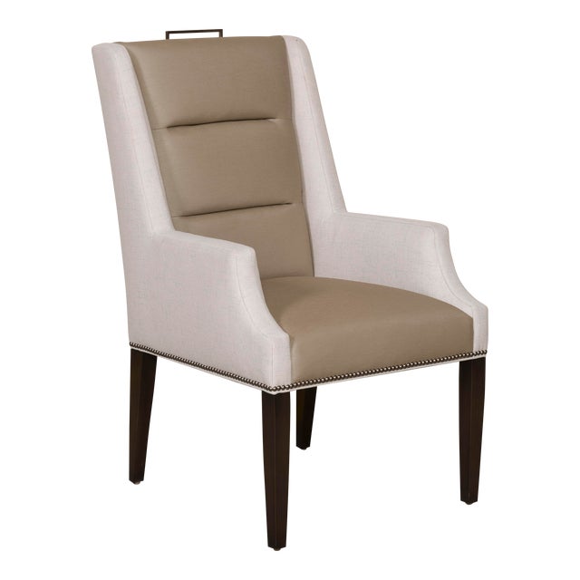 Vanguard Furniture Everhart Two-Tone Arm Chair | Chairish