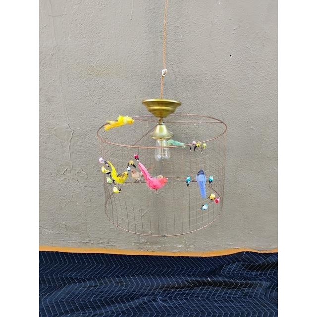 Small Voliere Pendant Light by Mathieu Challières | Chairish