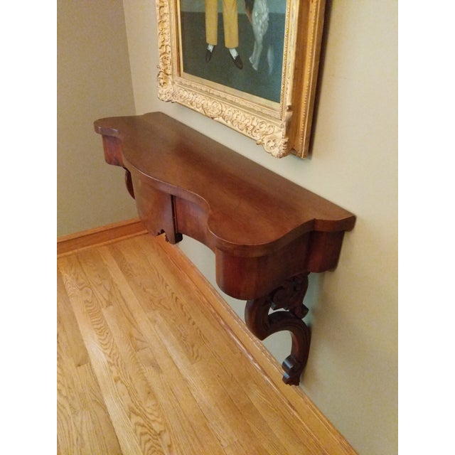 English Cherry Console Table | Chairish