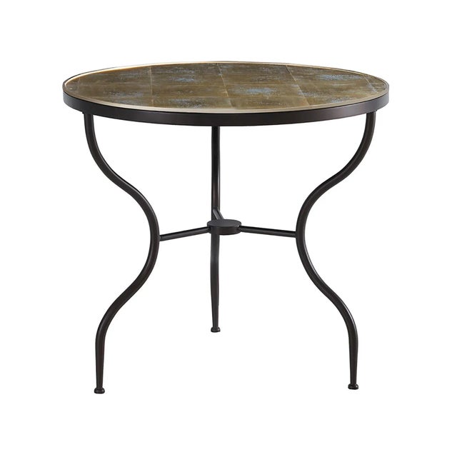 Wrought Iron End Table | Chairish