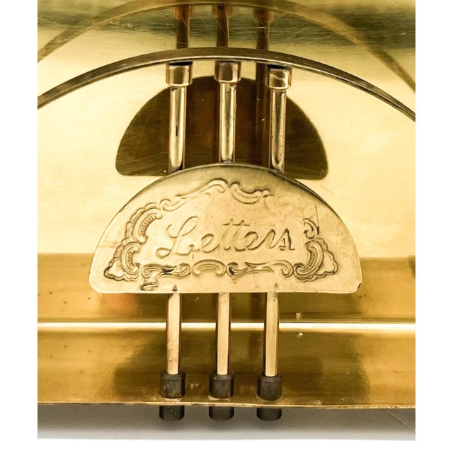 Vintage "Letters" Brass Letter Holder | Chairish