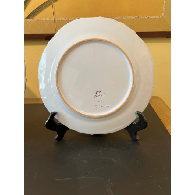 Italian Folk Painted Serving Plates- a Pair | Chairish