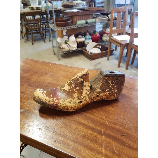 Vintage American Wood Shoe Form Mold | Chairish