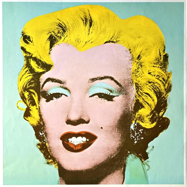 Andy Warhol Shot Sage Blue Marilyn Original 1971 the Tate Gallery ...