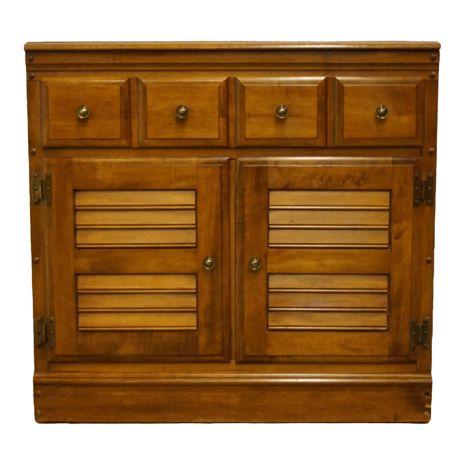 Heywood Wakefield Solid Hard Rock Maple Colonial Style 26" Shutter Door ...