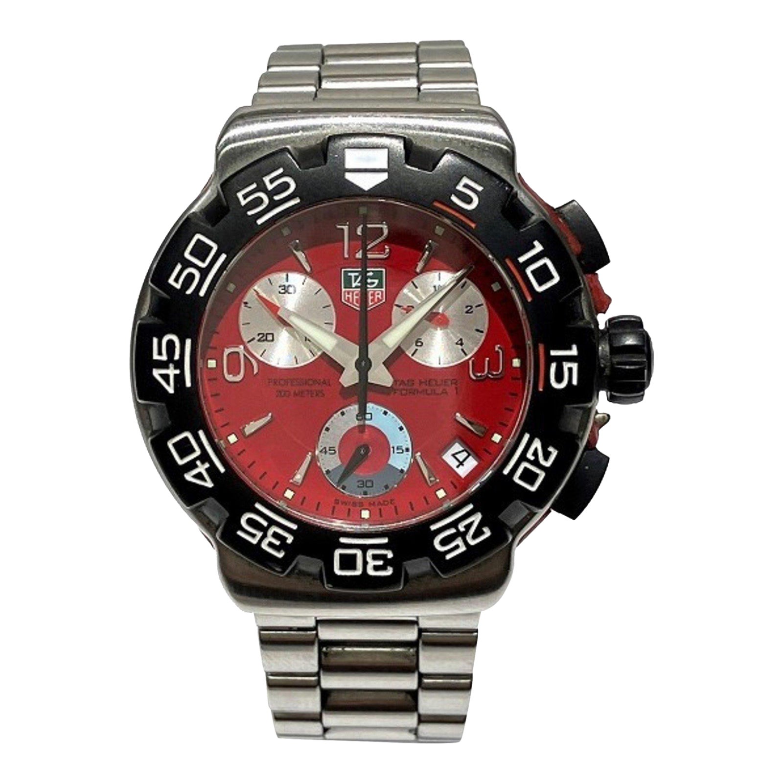 Tag Heuer Formula 1 Cac1112 Quartz Chronograph Watch Men's | Chairish