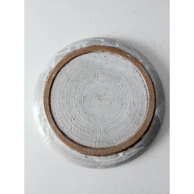Vintage Studio Pottery Plate | Chairish