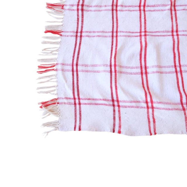 1990s Moroccan Vintage Haik Blanket | Chairish