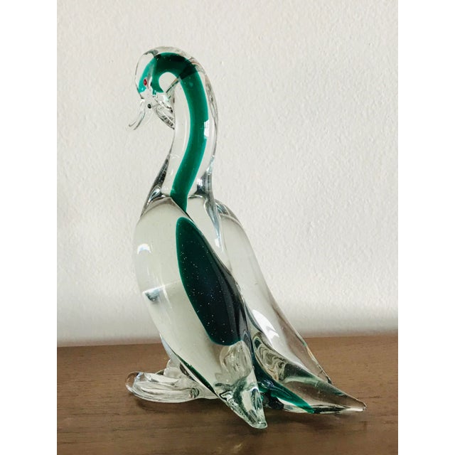 1950s Seguso Murano Glass Figure of a Duck | Chairish