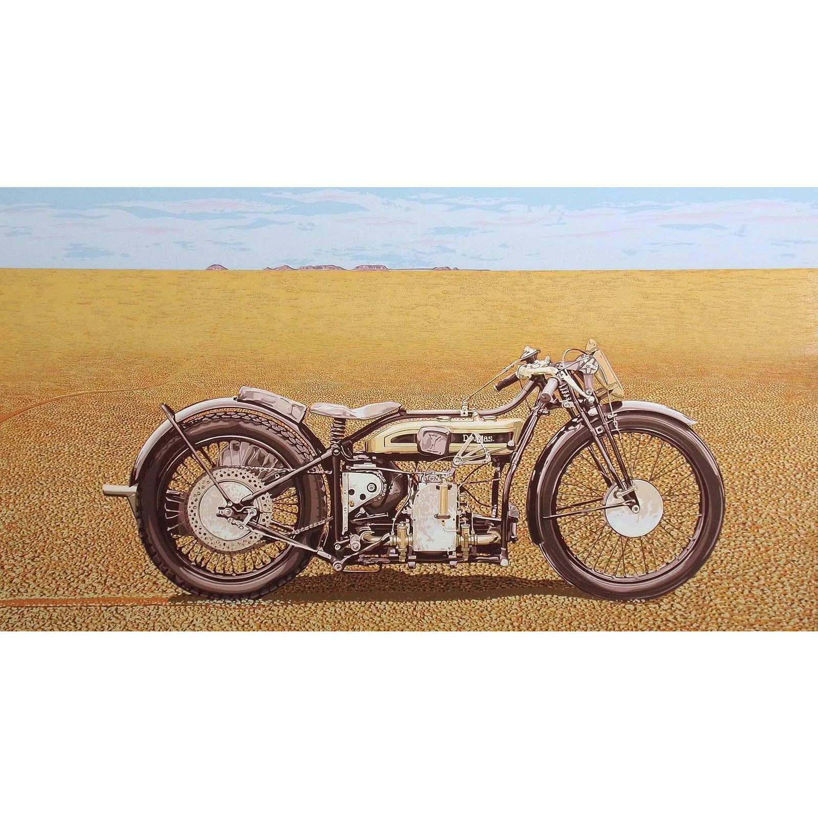 Dallas John "Desert Cycle" Douglas Motorcycle Signed & Numbered ...