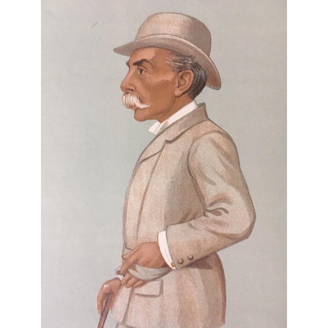 Late 19th Century Antique Caricature of Alfred Austin Spy for Vanity ...