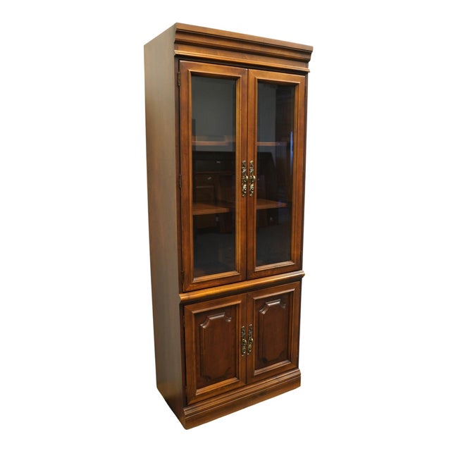 Hooker Furniture Solid Cherry Italian Neoclassical 30" Illuminated ...
