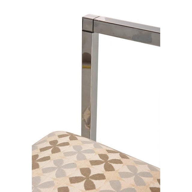 Lucite and Chrome Architectural Side Chairs - a Pair | Chairish