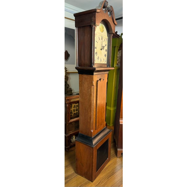 Early 1800s American Pennsylvania Dutch Grandfather Clock | Chairish
