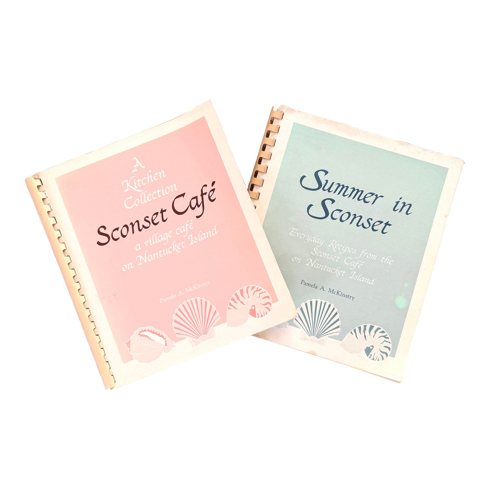 Vintage Set Sconset Cafe Nantucket Cookbooks | Chairish