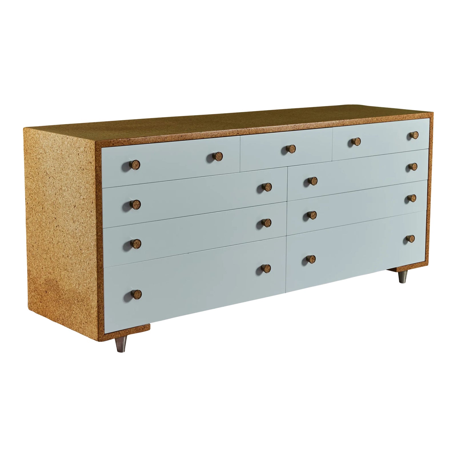 Paul Frankl Cork Dresser for Johnson Furniture Co. | Chairish