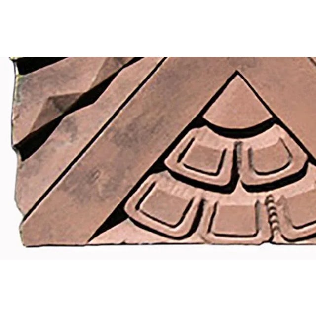 Early 20th Century Art Deco Style Terra Cotta Façade Block | Chairish