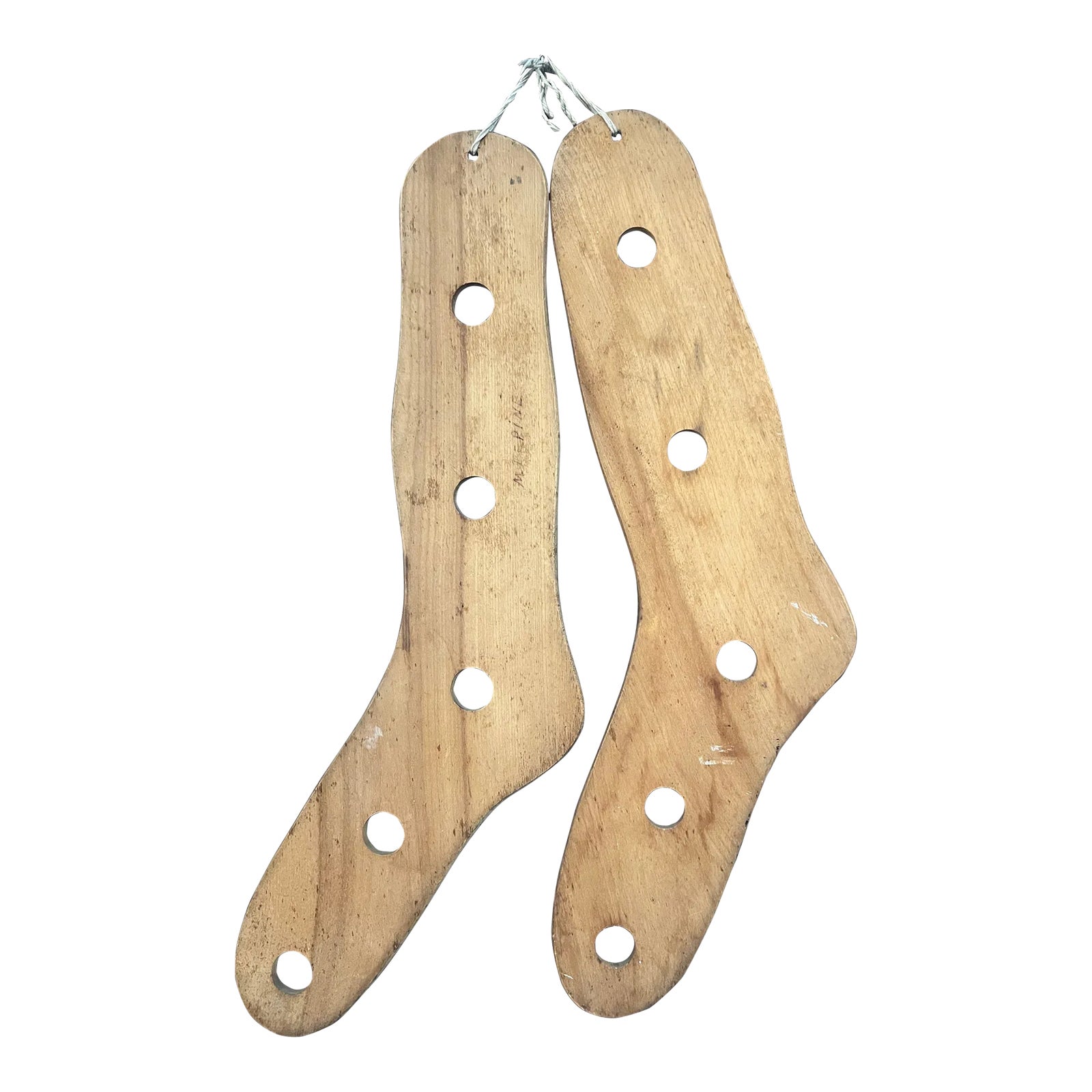 Antique Wooden Sock Forms - a Pair | Chairish