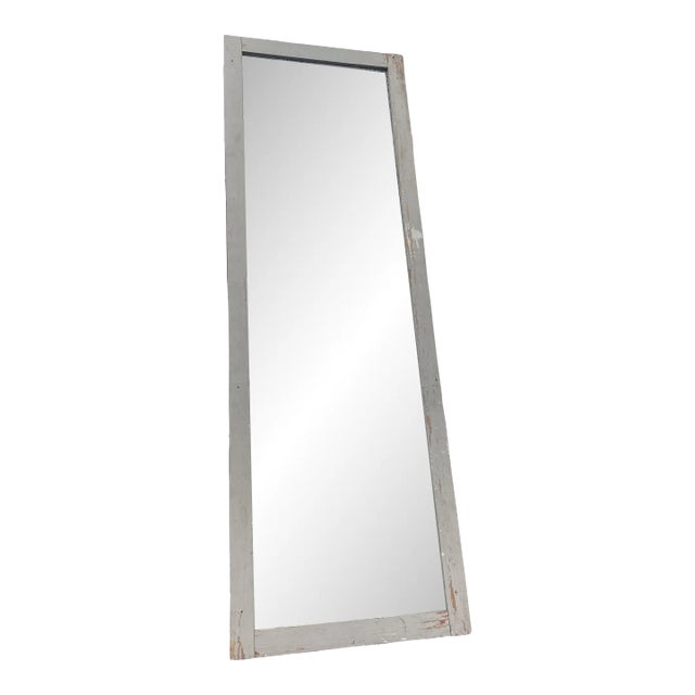 Architectural Salvage Stained Glass Mirror | Chairish