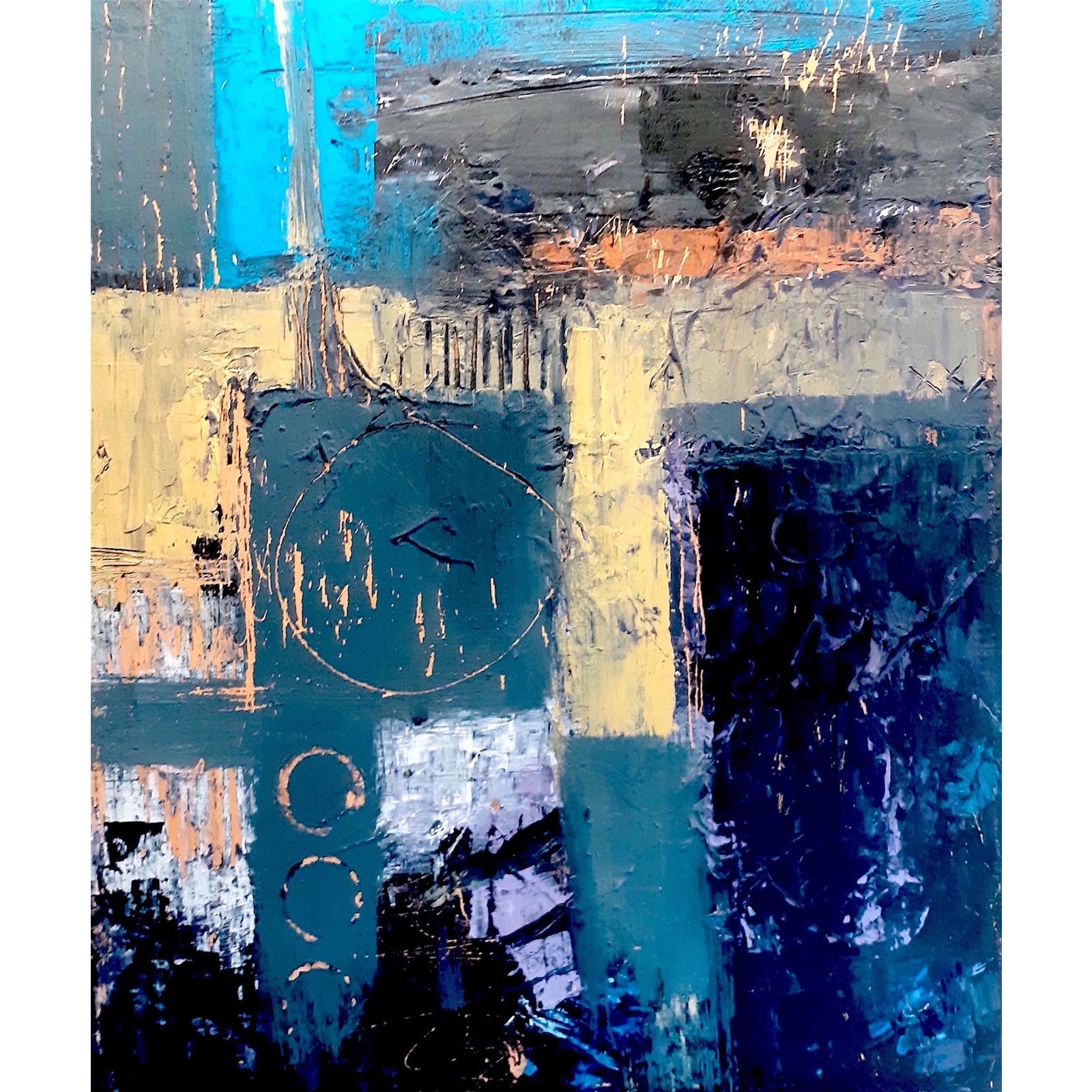 "Winter Light I" Contemporary Abstract Expressionist Painting by ...