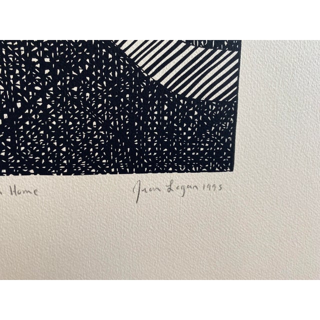 1995 Juan Logan Contemporary Linocut From Rwanda Series | Chairish