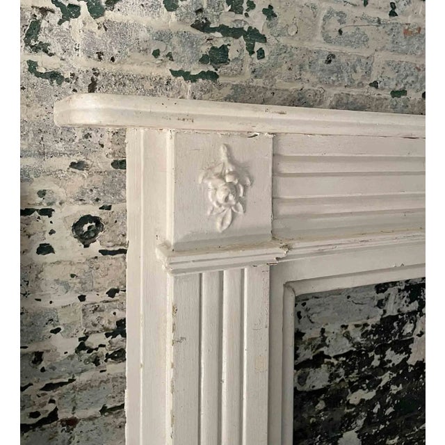 1930s Federal Style Wooden Fireplace Mantel | Chairish