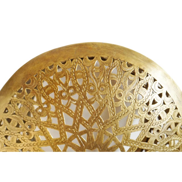 21st Century Brass Moroccan Wall / Ceiling Sconce Lamp Cover | Chairish
