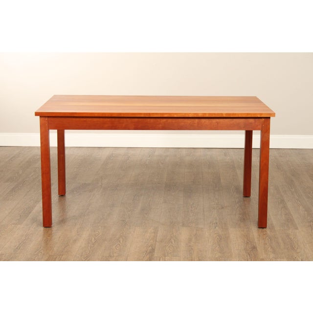 Thomas Moser Cherry 'Eastward' Parsons Dining Table | Chairish