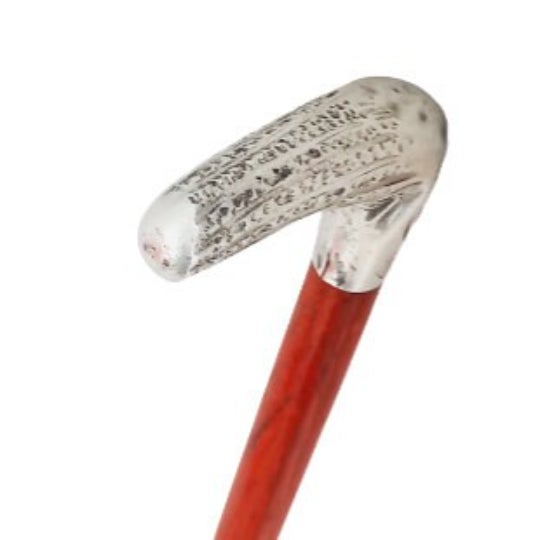 Early 19th Century Sterling Silver Cane Walking Gentleman Cane Handle ...