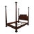 Henredon Queen Size Mahogany Empire Poster Bed | Chairish