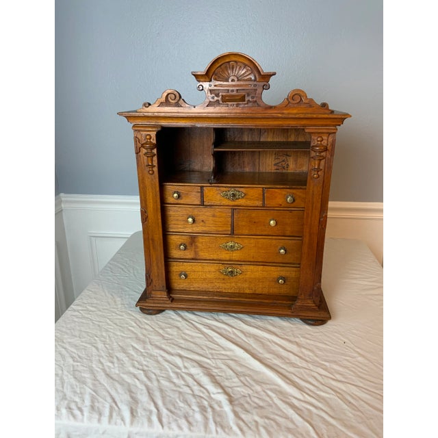 Late 19th Century Child’s Size Folk Art Victorian Chest | Chairish