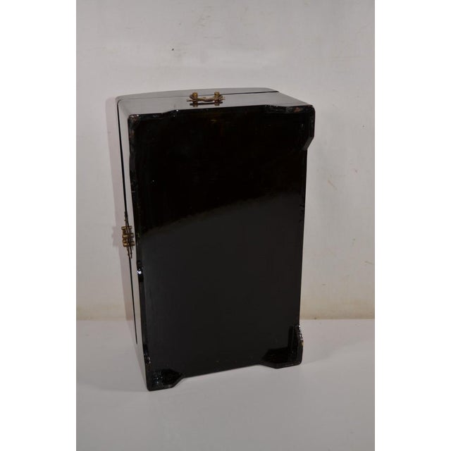 Early 20th Century, Lacquered Wooden Box, Decorated With Leaves and ...