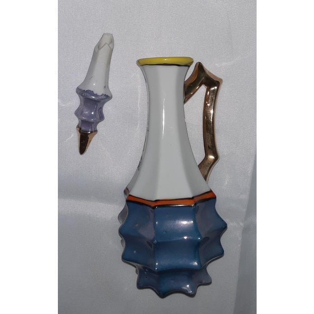 Mid 20th Century Japanese Porcelain Cruette Set- 8 Pieces | Chairish