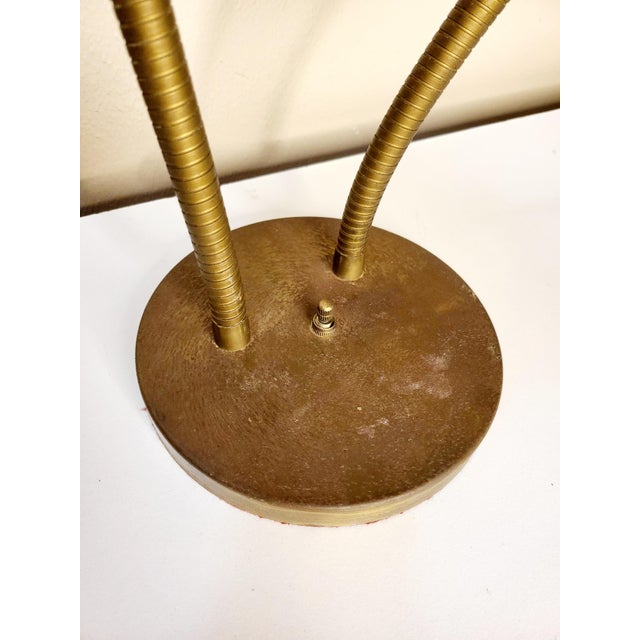 Vintage Spun Fiber Glass Shade Desk Lamp | Chairish