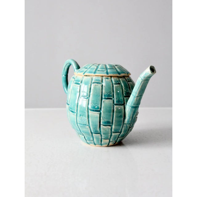 Vintage Studio Pottery Tea Pot | Chairish