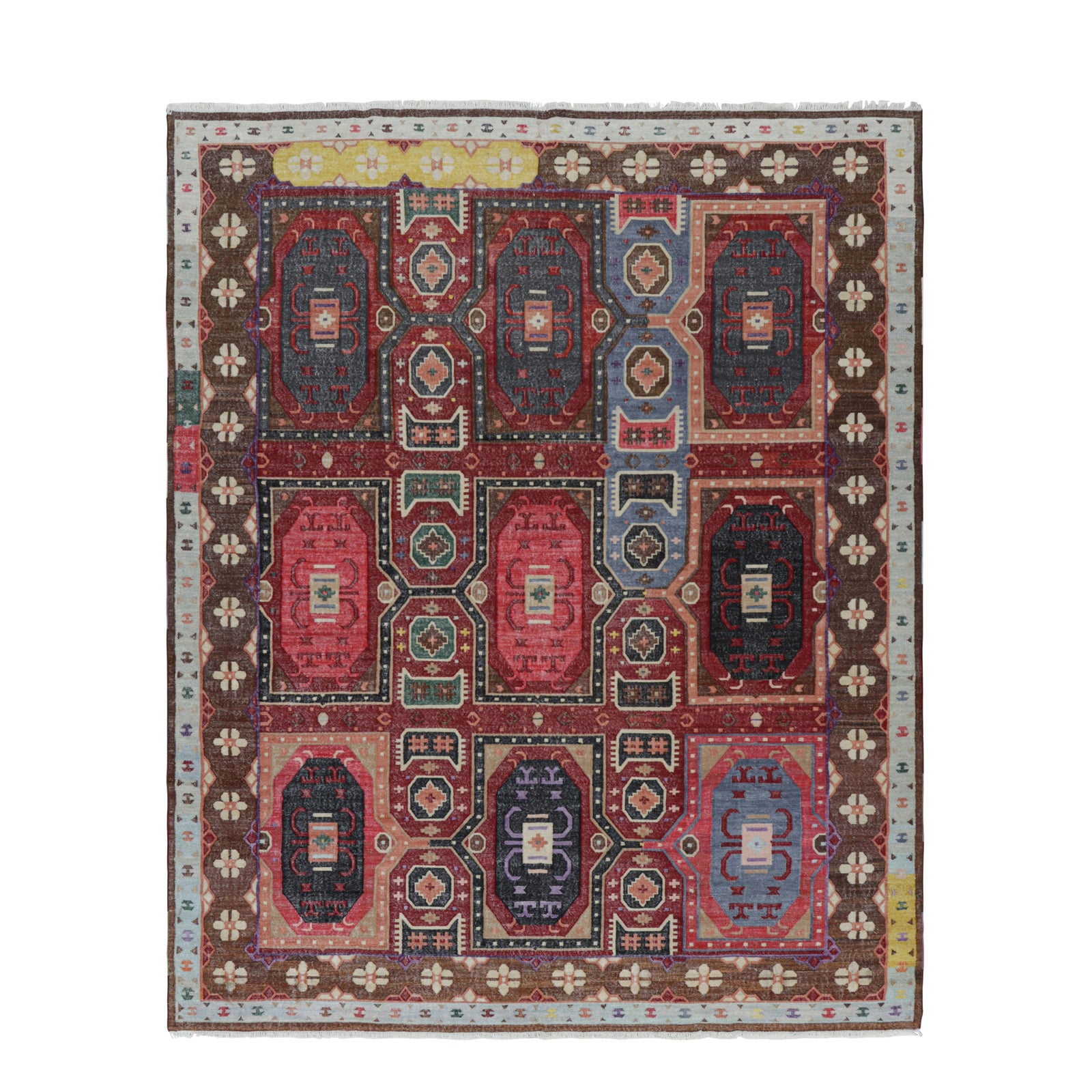 Rug & Kilim’s Modern Classics Flatweave in Red With Colorful Geometric ...